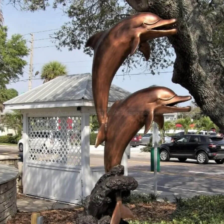 Dolphin Yard Statue - Arturban Statue
