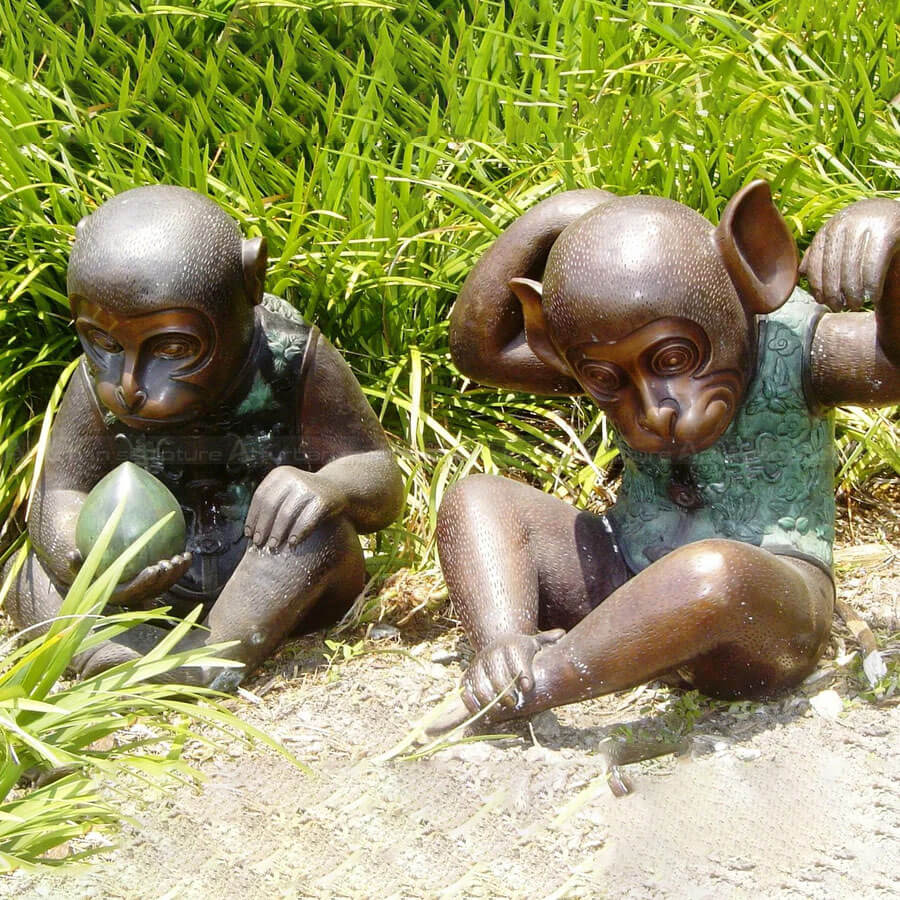 Monkey Statue for Garden - Arturban Statue