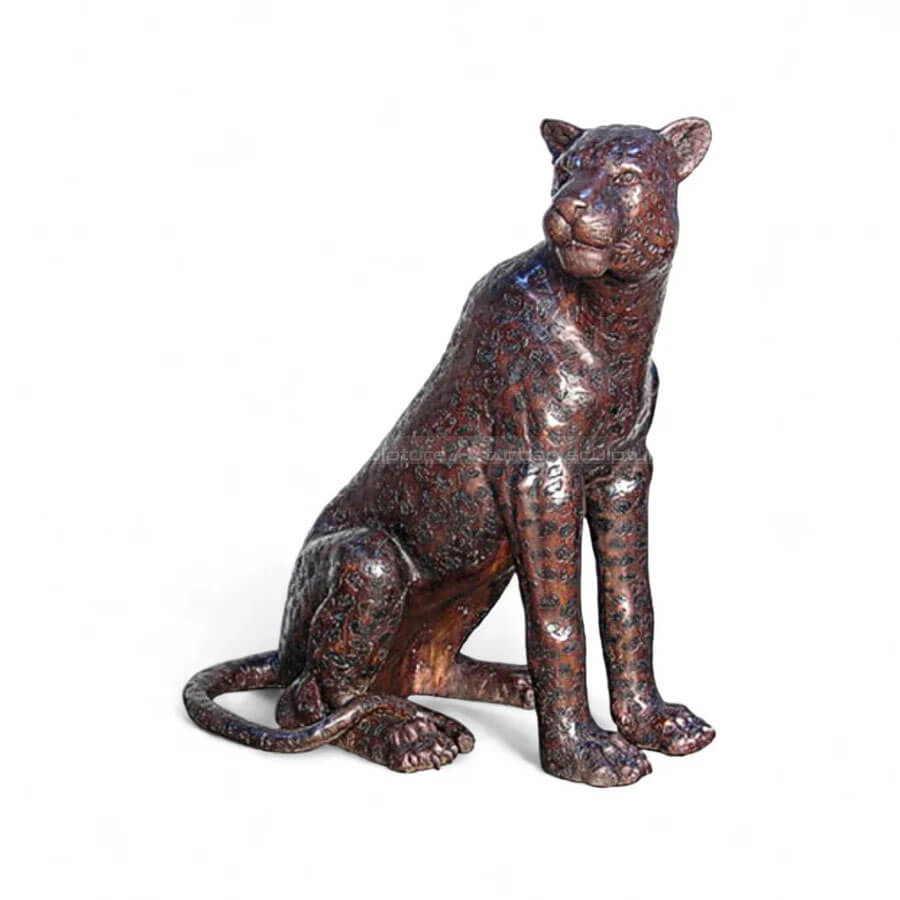 Sitting Cheetah Statue - Arturban Statue