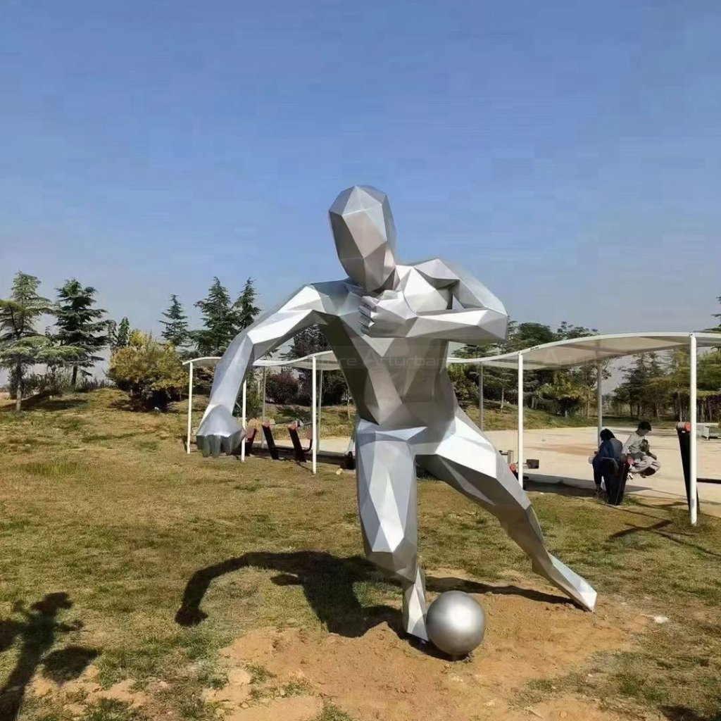 Soccer Player Sculpture - Arturban Statue