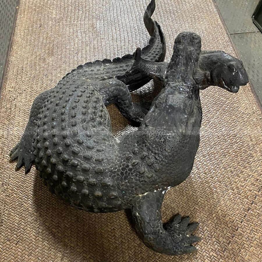 Bronze Alligator Statue - Arturban Statue