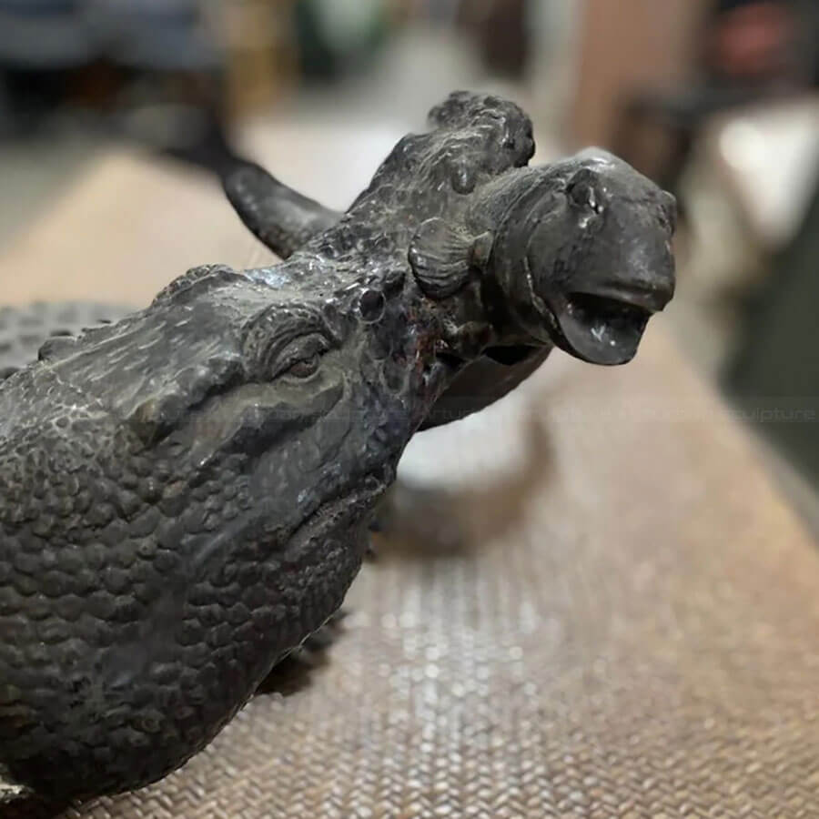 Bronze Alligator Statue - Arturban Statue