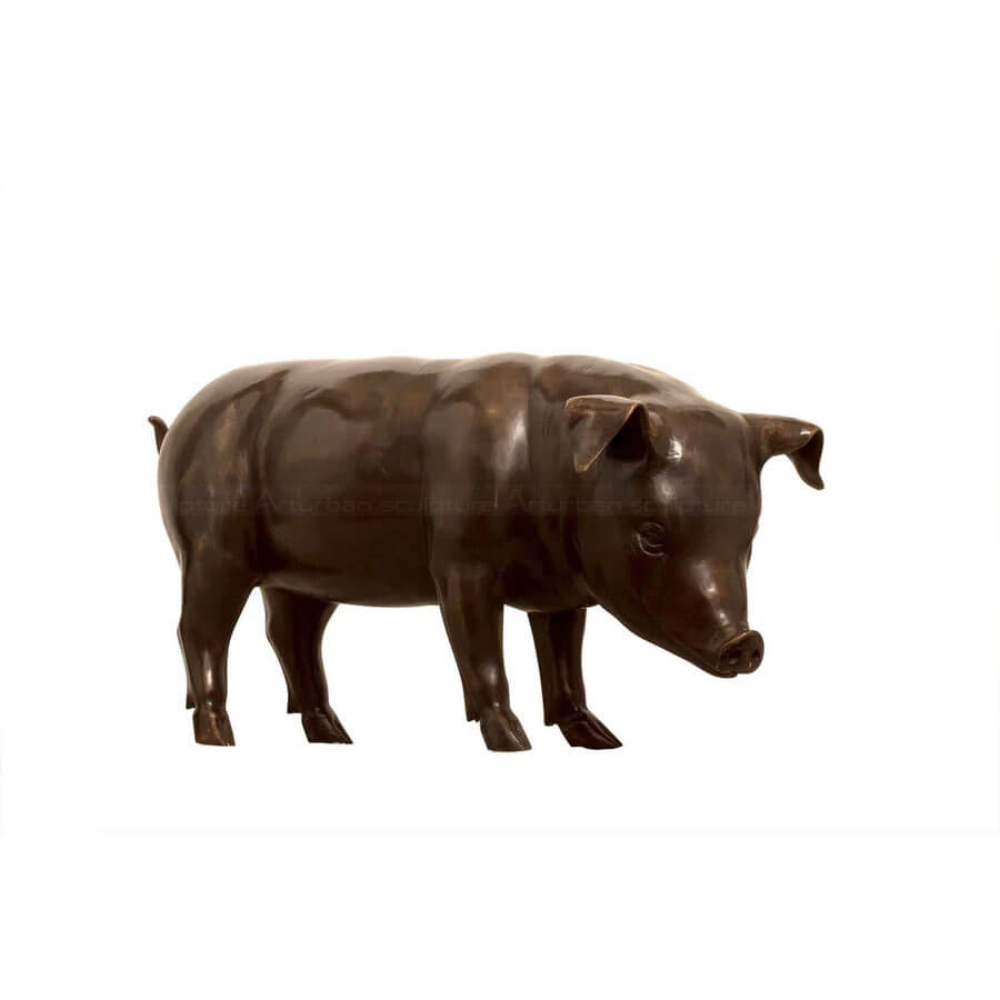 Bronze Pig Statue - Arturban Statue