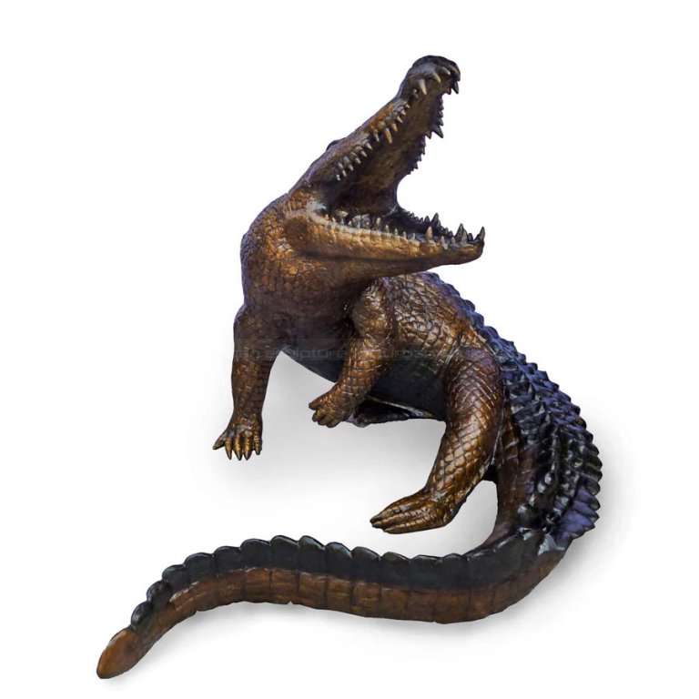 Large Alligator Statue - Arturban Statue