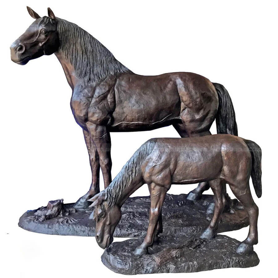 Mare and Foal Statue - Arturban Statue