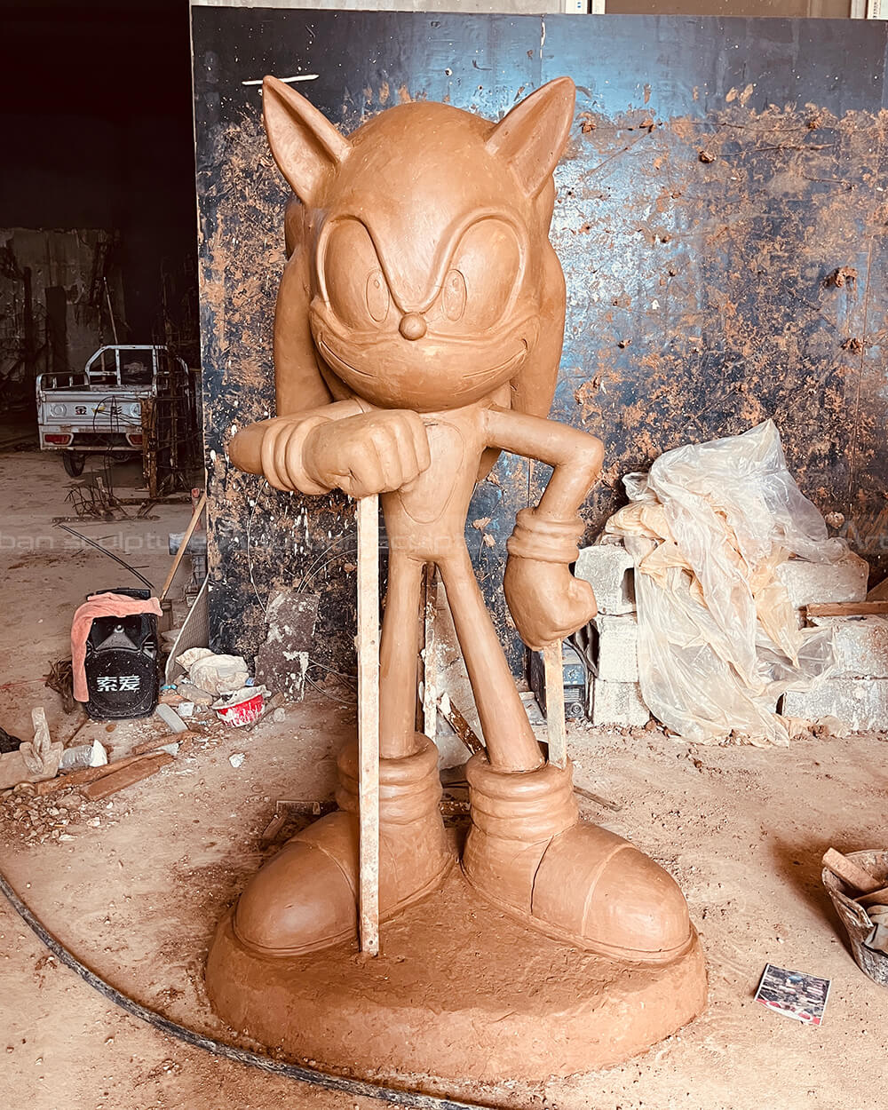 Sonic the Hedgehog Sculpture - Arturban Statue