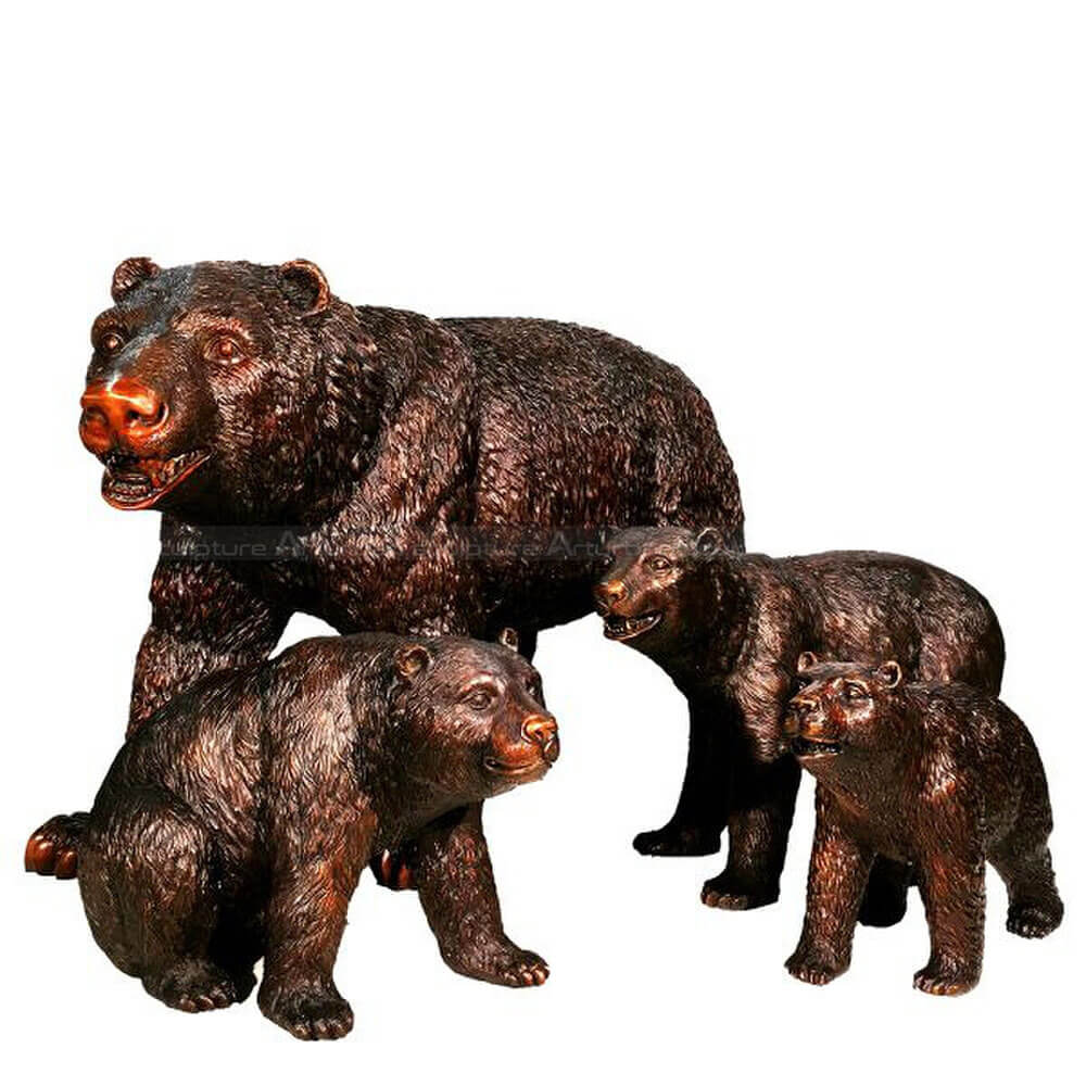 bear family statue- Arturban Statue