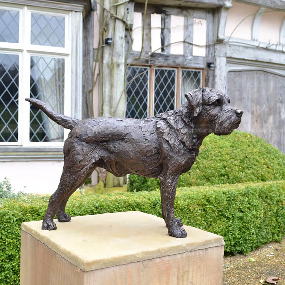 Border Terrier Garden Statue - Arturban Statue