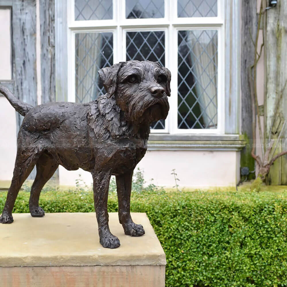 Border Terrier Garden Statue - Arturban Statue