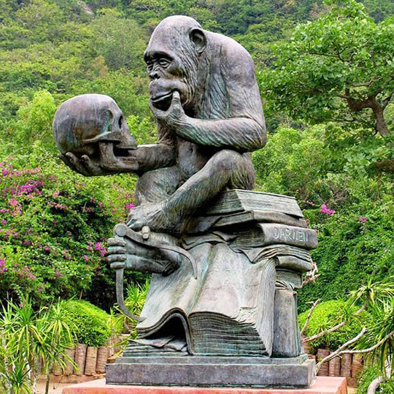The Thinker Monkey Statue - Arturban Statue